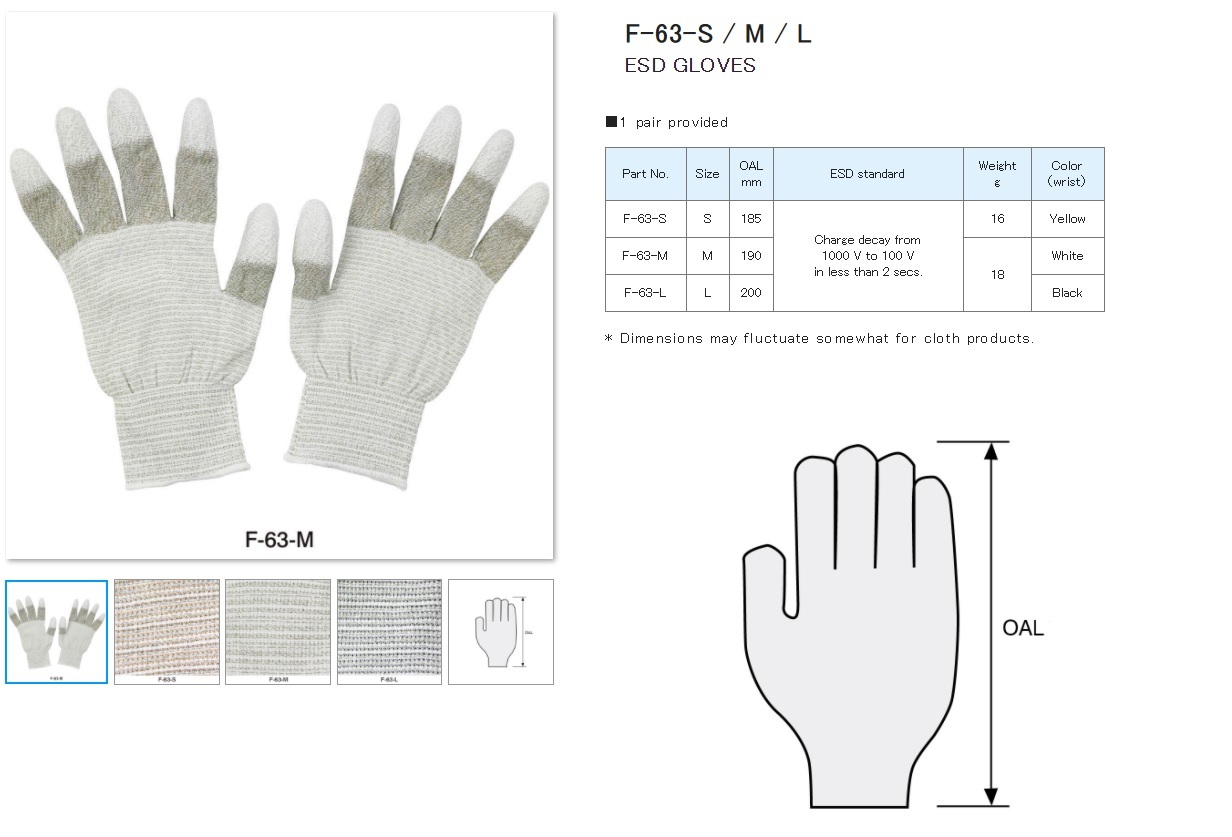 Ichiban Precision Sdn Bhd - Hozan - HOZAN ESD GLOVES
